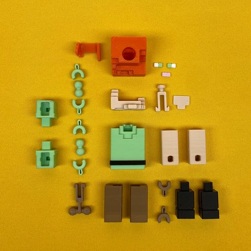 🧸 Alex Dummy 13 Articulated Figure - Minecraft・ 3D File for 3D printing ...