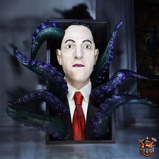 📚 Lovecraft Cthulhu (Book Nook)・ 3D File for 3D printing・Cults