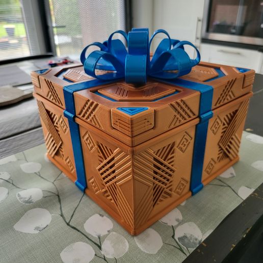 3D printing Gift box with magnetic key・Cults
