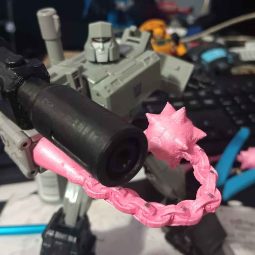 🤖 Posable Morningstar for SS86 Megatron・ STL File for 3D printing・Cults