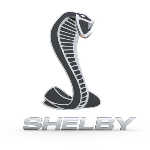 🚗 shelby logo・ STL File for ・Cults