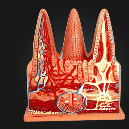 🩻 3D Intestinal Villi Anatomy Model・ STL File for 3D printing・Cults