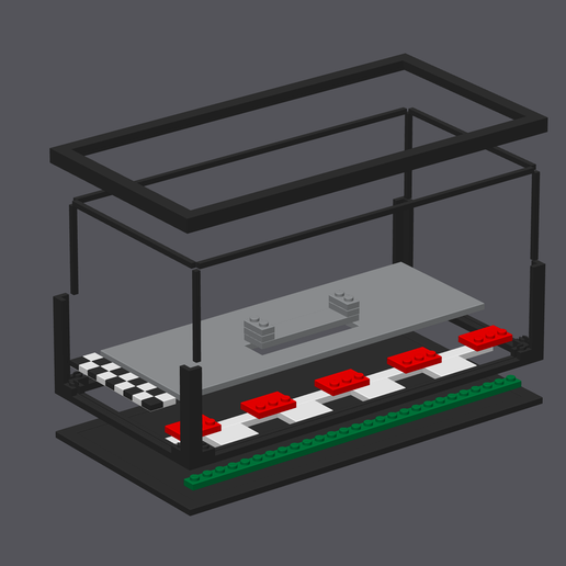 🪞 LEGO Speed Champions F1 Display Case・ STL File for 3D printing・Cults
