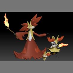 Delphox best 3D printing models・35 free models to download・Cults