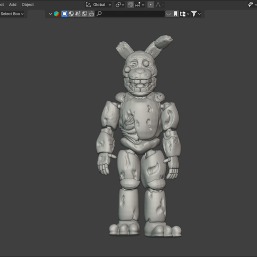 👾 Springtrap Figure・ STL File for 3D printing・Cults