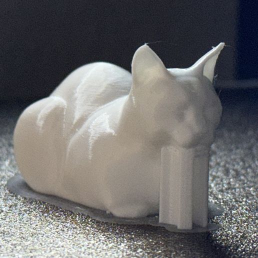 🐱 Cat Loaf (Eyes Closed)・Free STL File for 3D printing・Cults