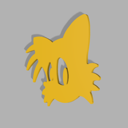 Archivo STL Tails Wall Art Figure 1 || Tails Wall Art Figura 1 🎨 ...