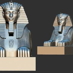 🇪🇬 egyptian pharaoh Sphinx of Hatshepsut Statue 3d printable model・3D ...