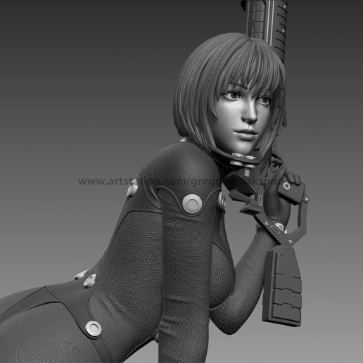 3D file Anzu Yamasaki Gantz Fan Art statue 3d Printable 🎨 ・3D printing ...