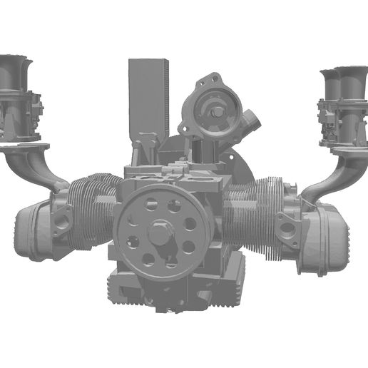 🥵 VW EMPI Engine Hot Rod 1/64 and 1/24・ STL File for 3D printing・Cults