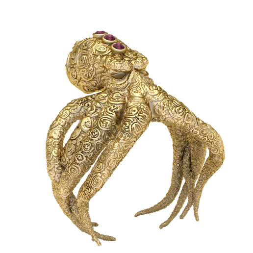 Archivo STL OCTOPUS RING 3D PRINTABLE MODEL 🐙 (OBJ)・Objeto imprimible ...