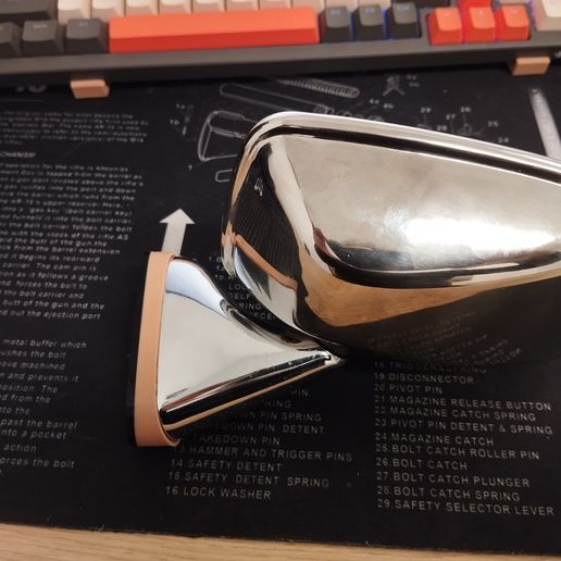 🪞 Classic Mini Cooper Mirror Adapters・ STL File for 3D printing・Cults