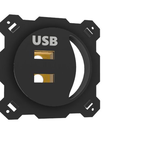 Free STL file desktop USB socket 💾 (3MF)・3D printing idea to download・Cults
