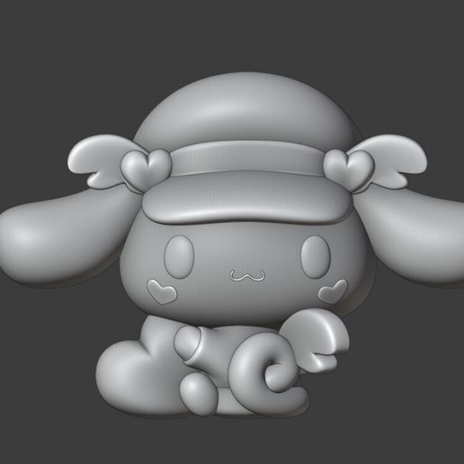 STL file Cinnamoroll sanrio valentine figure 🎲 ・Template to download ...
