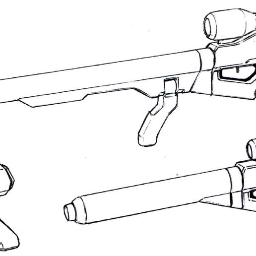 🔫 Kampfer Amazing Sniper Rifle 3.0・Free STL File for 3D printing・Cults