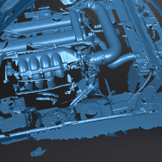 🚗 MAZDA MIATA MX-5 NB MK2 - ENGINE COMPARTMENT AND HOOD - 3D SCAN・ STL ...