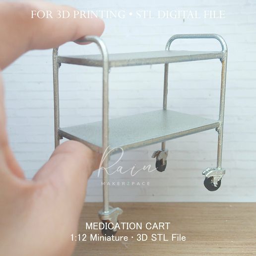 🏥 MINIATURE HOSPITAL Medication Cart | Early 1900 Hospital Room ...