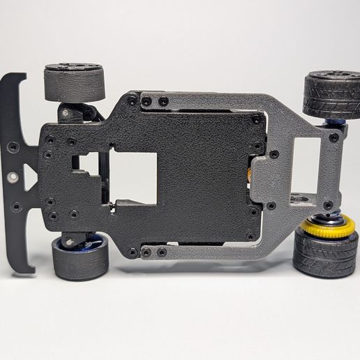 🚗 OBZ - 1:28 Scale RC Pan Car Chassis・ STL File for 3D printing and CNC ...