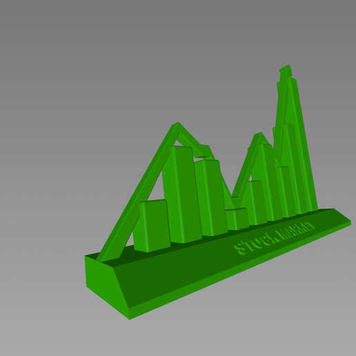 💰 STOCK MARKET・ STL File for 3D printing・Cults