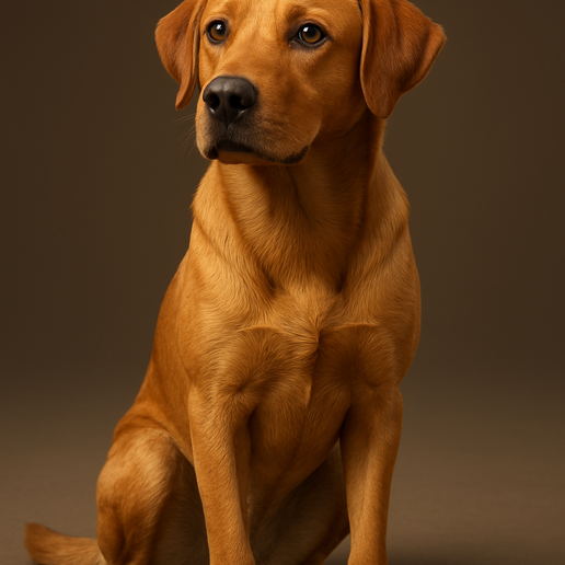 🐕 Realistic 3D Dog Portrait・ STL File for 3D printing・Cults