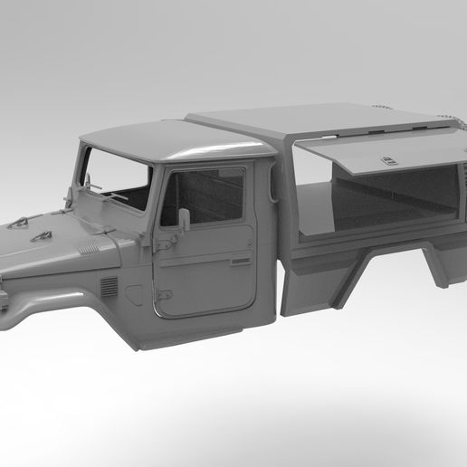 🚐 Hardtop Canopy / Camper conversion for RC Cars Land Cruiser・ STL File ...