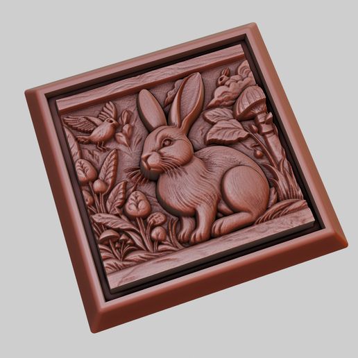 🐇 Rabbit Animal 3D Model for CNC Router Laser & 3D Printer・ 3D File for ...