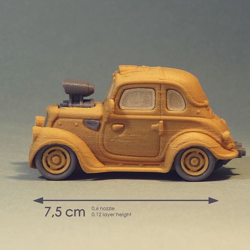 🥵 Bullsley Hot Rod・ STL File for 3D printing・Cults