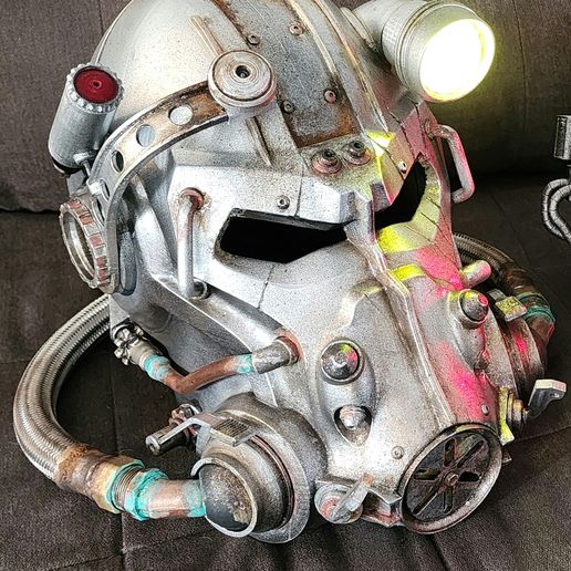 3D print T60 helmet - Fallout 4 • made with K1 Max・Cults