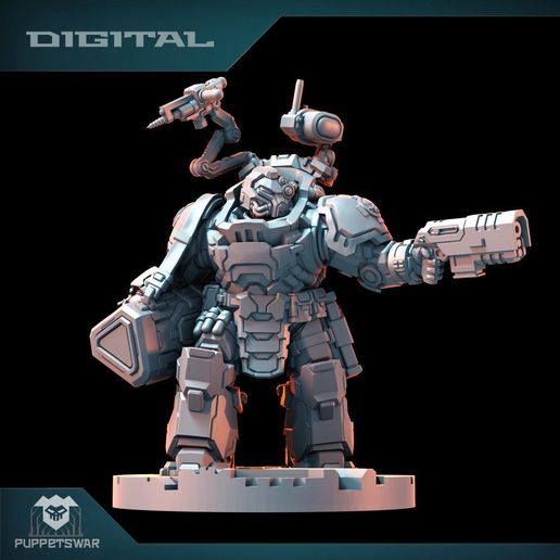 🎲 Heavy Striker Medic [Tactical]・ 3D File for 3D printing・Cults