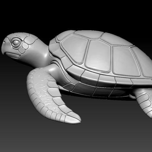 🐢 Modelo de tortuga marina - Estatua de tortuga - Impresión 3D・Archivo ...