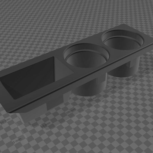🛞 E46 Cupholder Center Console・ STL File for 3D printing・Cults