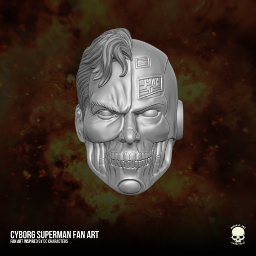 🦸‍♂️ Cyborg Superman DC Fan Art 3D printable files・ STL File for 3D ...