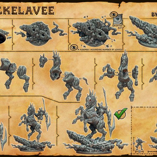 🎃 Nuckelavee Demon・ 3D File for 3D printing・Cults