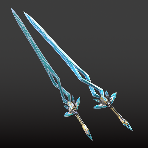 ⭐ Honkai Star Rail Firefly Sword for 3d print・ 3D File for 3D printing ...