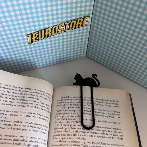 🐱 CAT BOOKMARK・ STL File for 3D printing・Cults