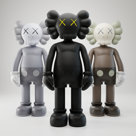 🎨 Kaws Companion・ STL File for ・Cults