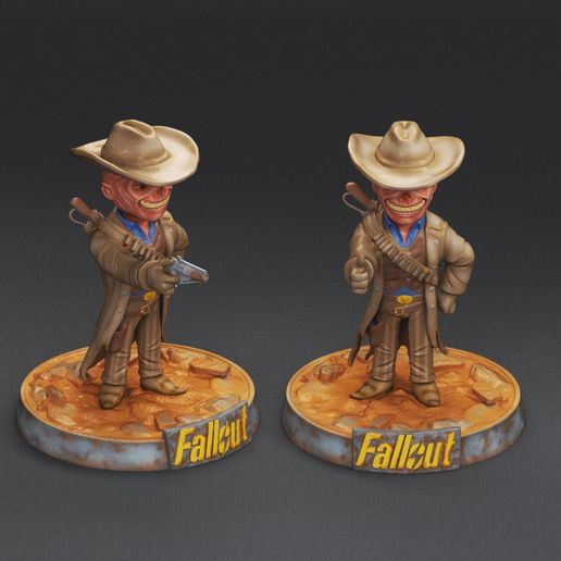 👦 FALLOUT-THE GHOUL・ STL File for 3D printing・Cults