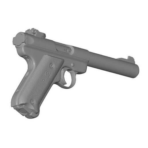 🔫 Ruger Mark III Target .22LR long rifle rimfire sport pistol hires ...