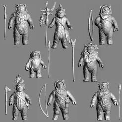 Ewoks best 3D printing files・64 free models to download・Cults