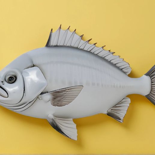 🐠 Halibut Fish 2 – Realistic Marine Fish 3D Model for Printing・ STL ...