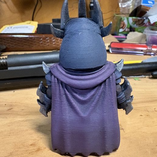 👾 TMNT Shredder tiki statue・3D Print with the Flashforge Adventurer 5m ...