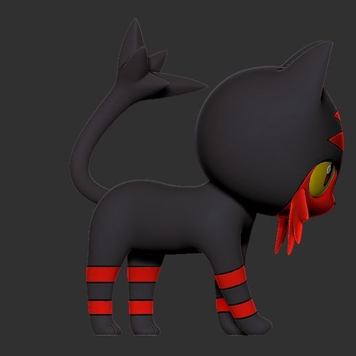 🐉 Pokemon litten evolution pack・ STL File for 3D printing・Cults