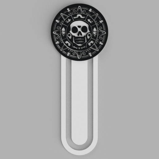 🏴‍☠️ Pirates of the Caribbean Coin Medallion Skull Bookmark Bookmark ...