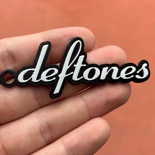 🗝️ Deftones Keychain multicolor・ STL File for 3D printing・Cults
