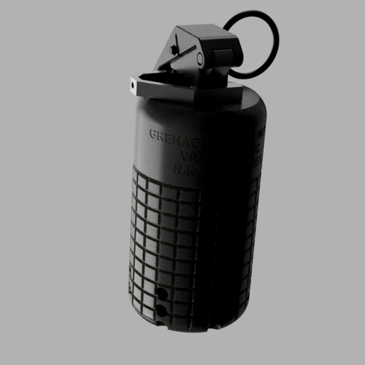🔫 Airsoft impact grenade for 40max/40wad or other short 40mm shell, no ...