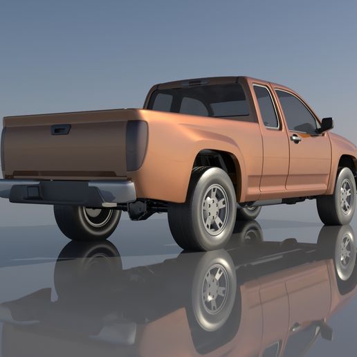 🚙 Chevrolet Colorado 2005 Extended Cab・ 3D File for ・Cults