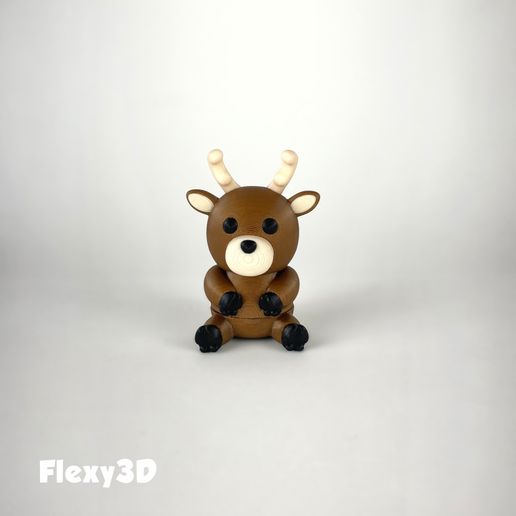 👌 Articulated Reindeer・ STL File for 3D printing・Cults