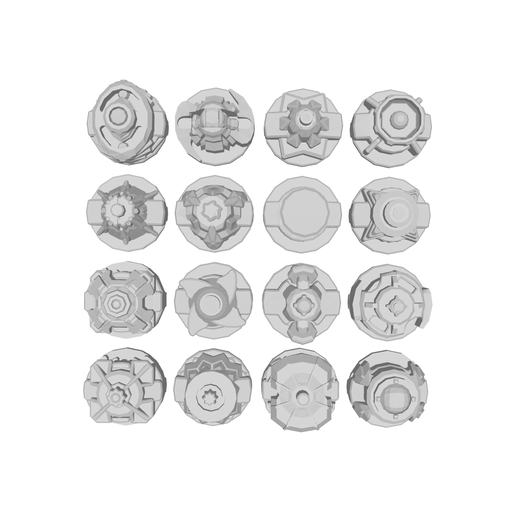 🧸 Beyblade burst evolution drivers(1)・Free 3MF File for 3D printing・Cults