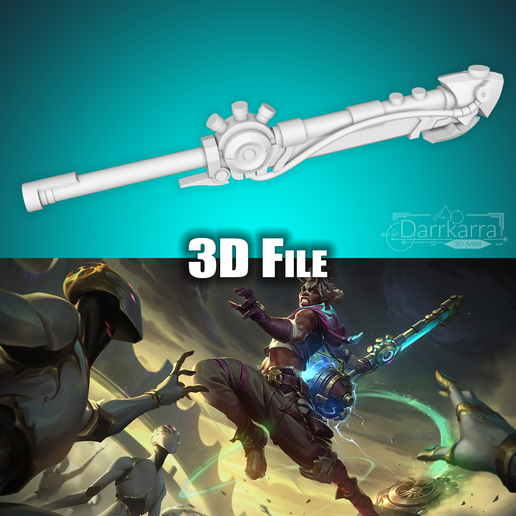 🗡️ Ekko Arcane Last Stand League of Legends STL files・ 3D File for 3D ...