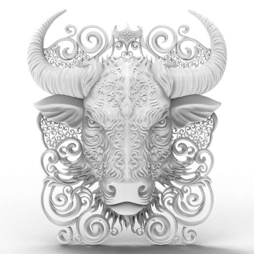 📁 3D Model STL File for CNC Router/Laser & 3D Printer Bull・Free 3D File ...